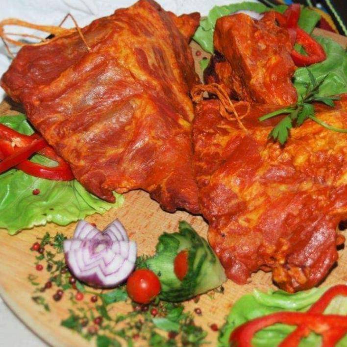 Coaste de porc afumate triunghi | Delumani - Magazin Online Romanesc