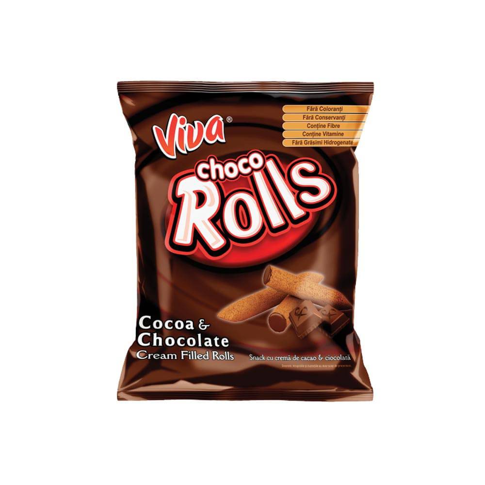 Viva Choco Rolls ciocolata | Delumani - Magazin Romanesc